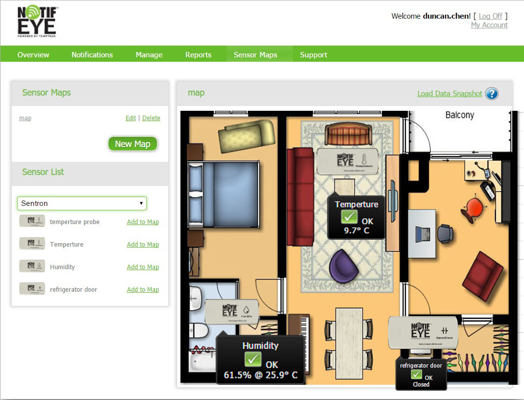 NotifEye無線溫濕度監測方案 - 森鴻科技儀器有限公司